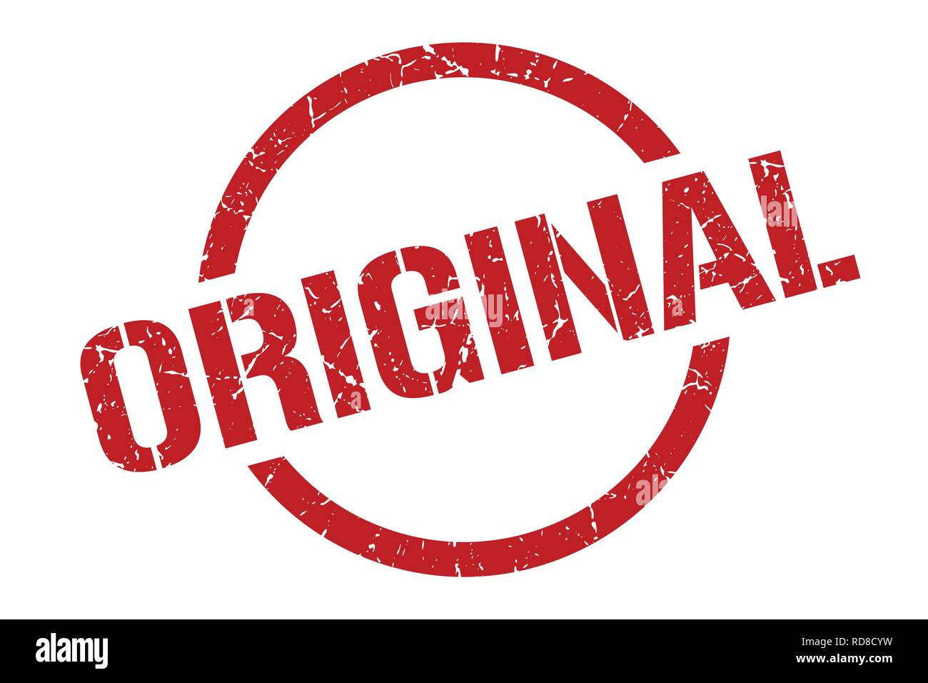 original red round stamp Stock Vector Image & Art - Alamy