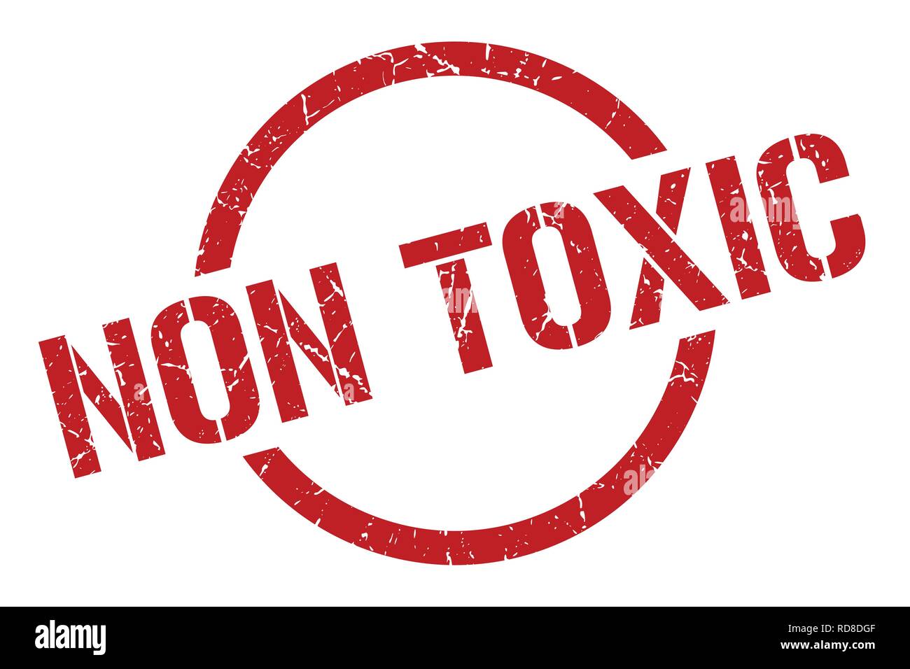 non toxic red round stamp Stock Vector Image & Art - Alamy