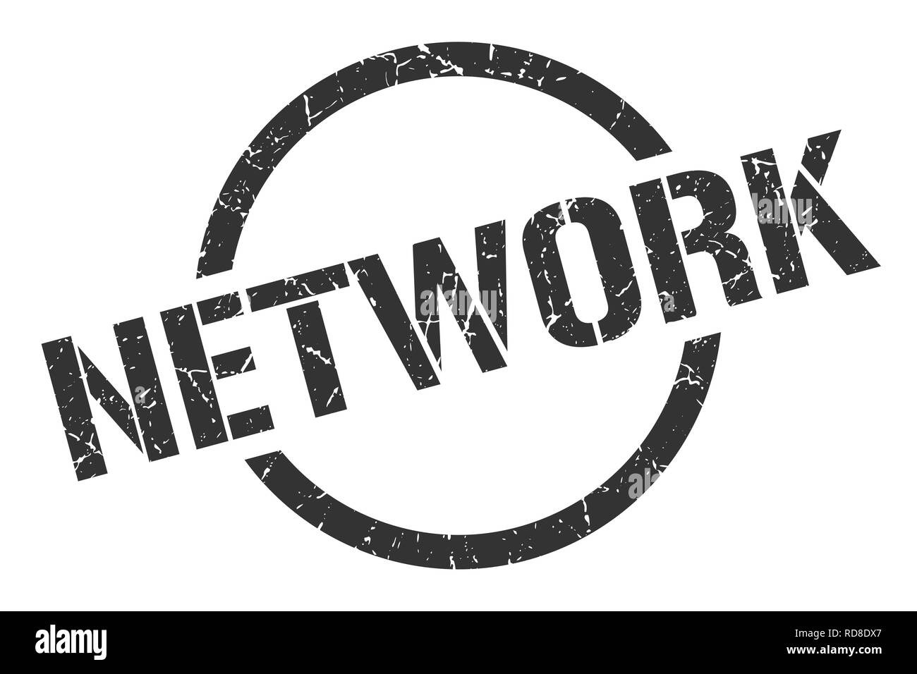 network black round stamp Stock Vector Image & Art - Alamy