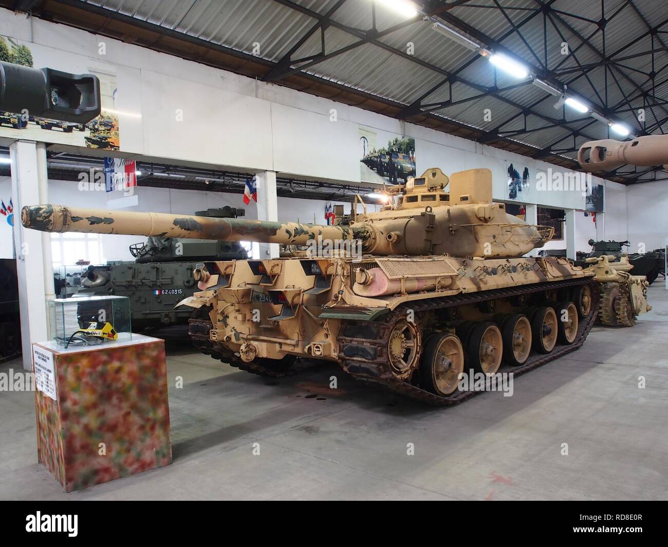AMX 30B Démineur in the Musée des Blindés, France, pic-3 Stock Photo ...