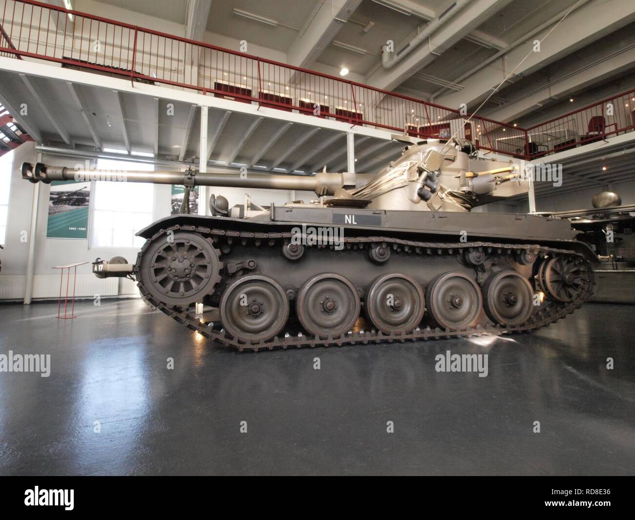 AMX-13 Lt tank 2D 105 mm pic02 Stock Photo - Alamy