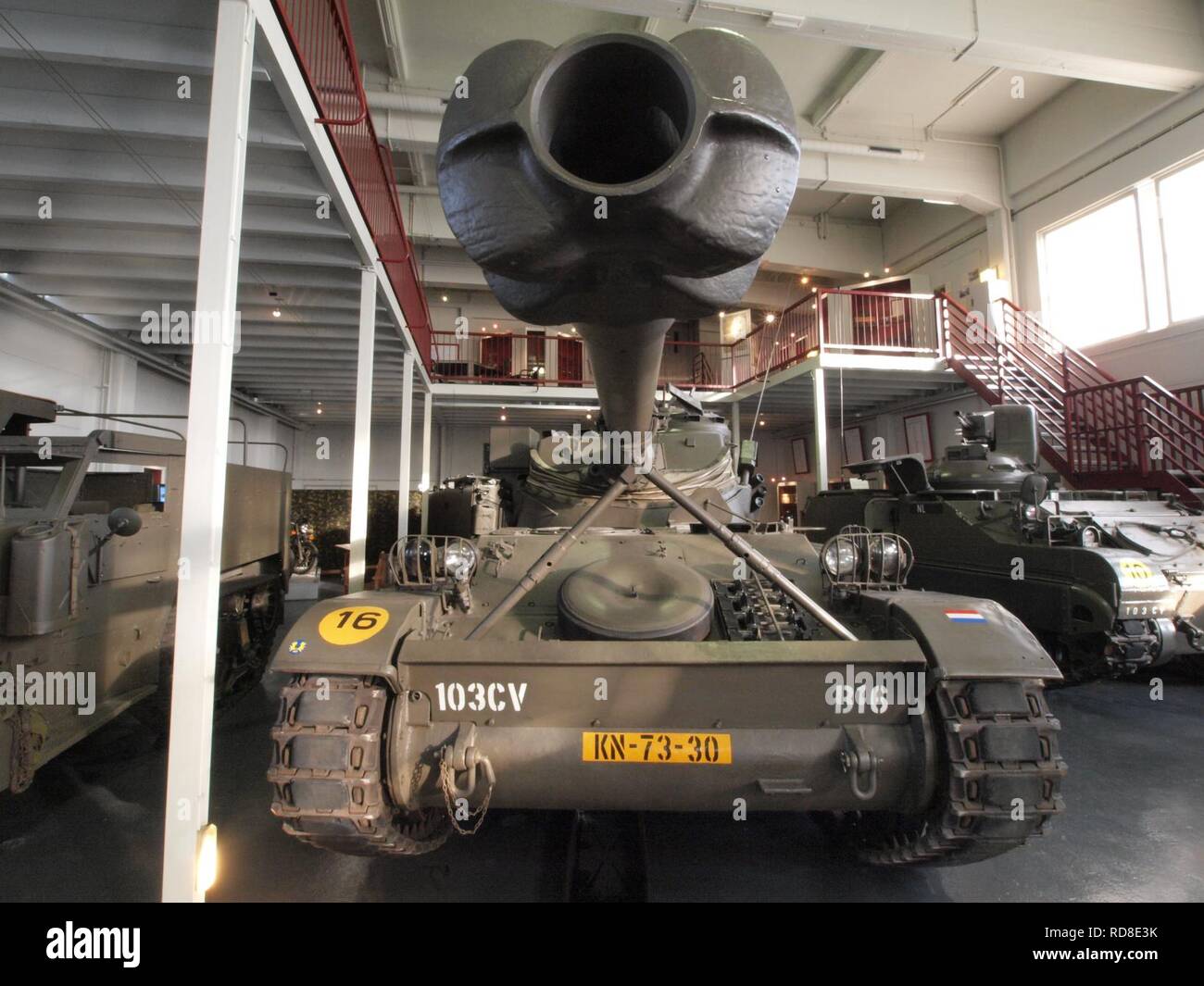 AMX-13 Lt tank 2D 105 mm pic10 Stock Photo - Alamy
