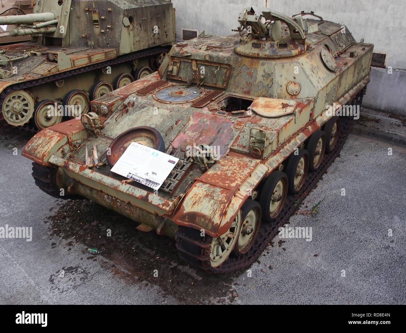 AMX-13 VCI, Tanks in the Musée des Blindés, France, pic-1 Stock Photo ...