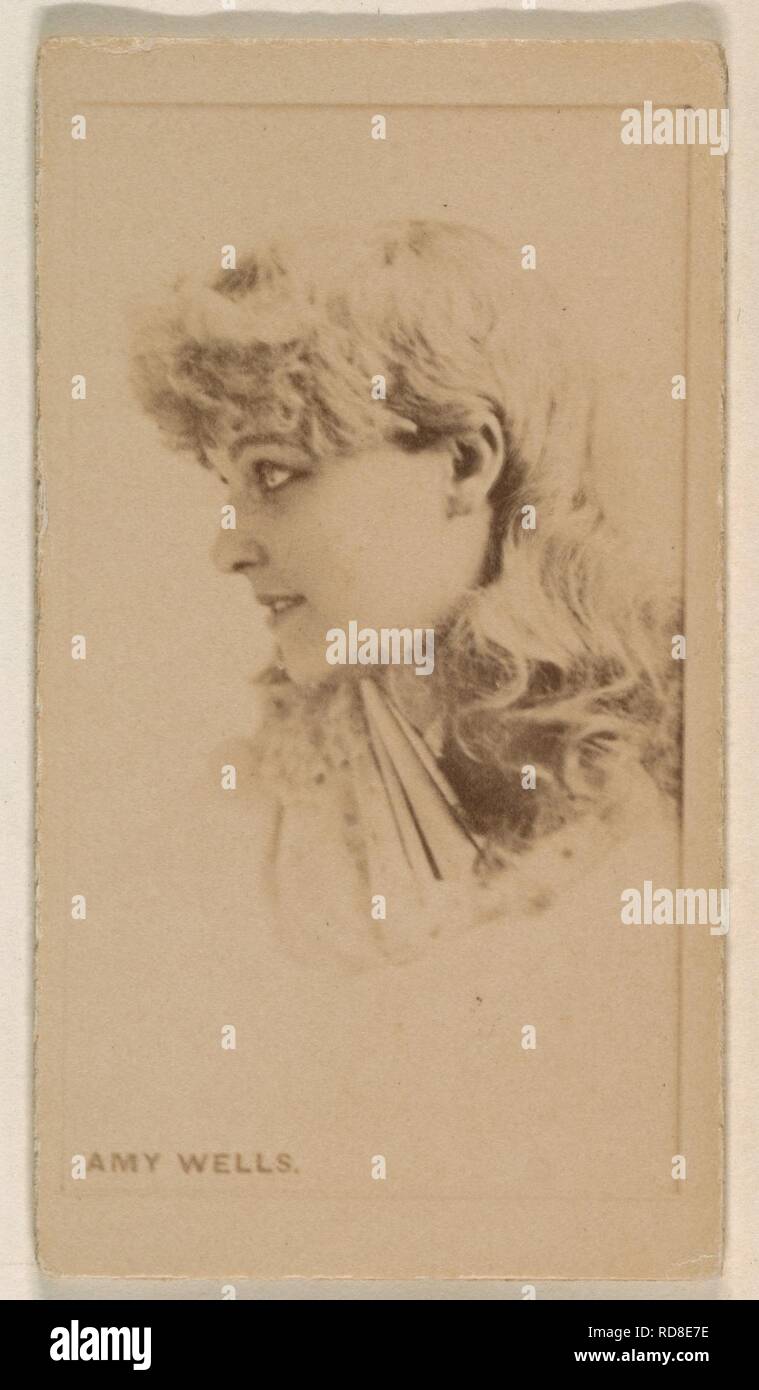 Amy Wells, from the Actresses series (N245) issued by Kinney Brothers ...
