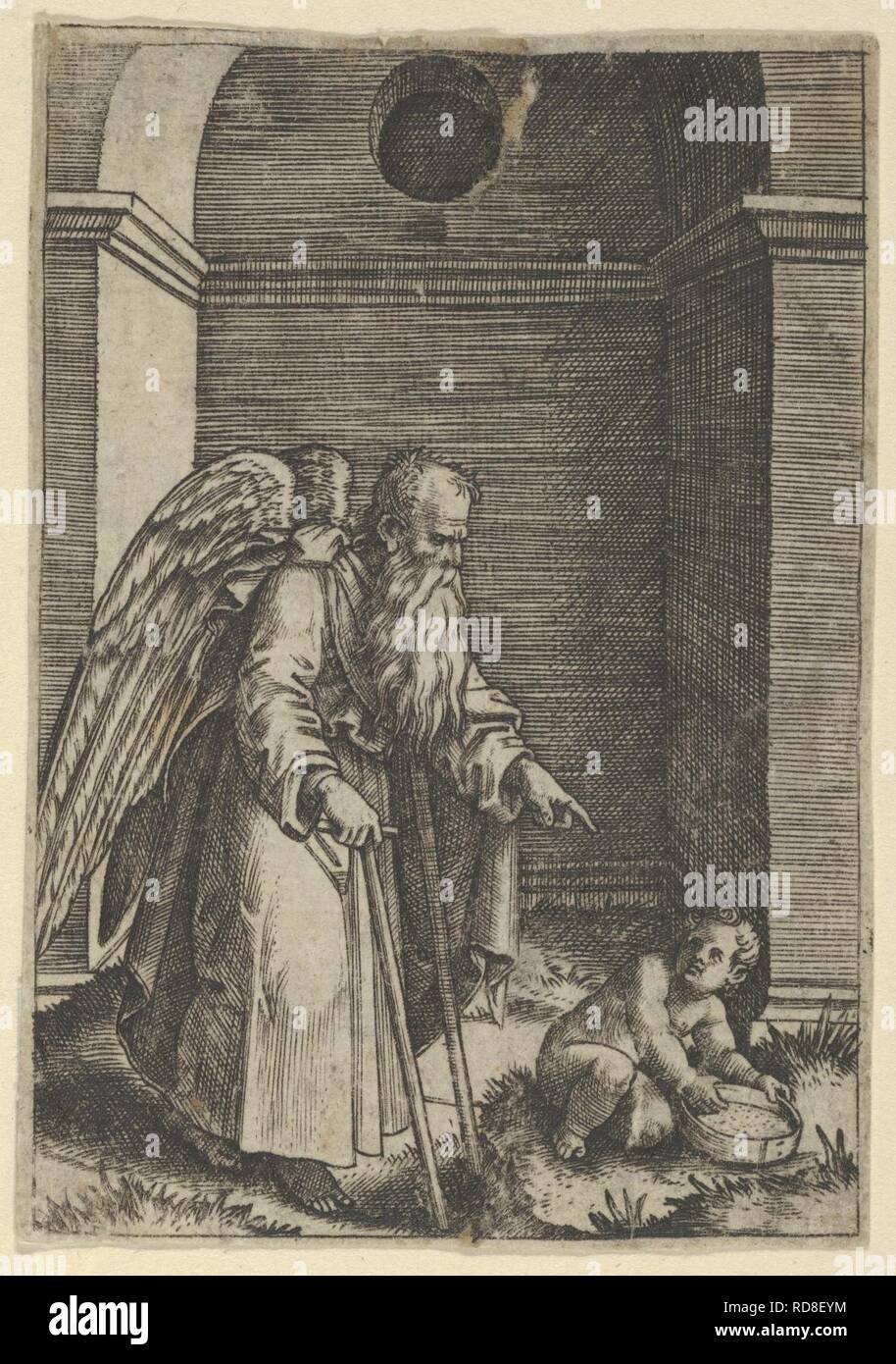 Elderly winged man hi-res stock photography and images - Alamy