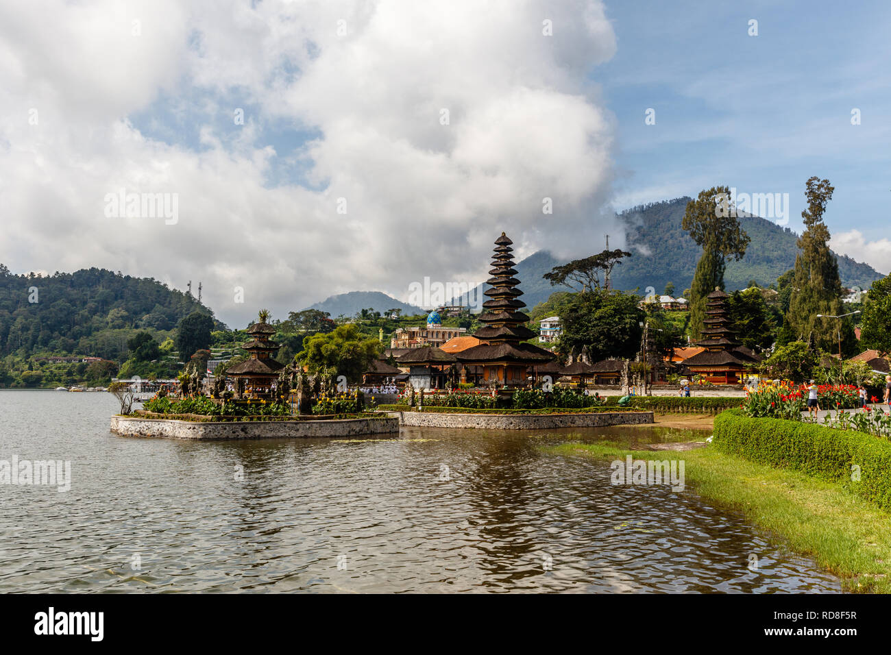Balinese Hindu temple Pura Ulun Danu Beratan, Tabanan, Bali, Indonesia ...