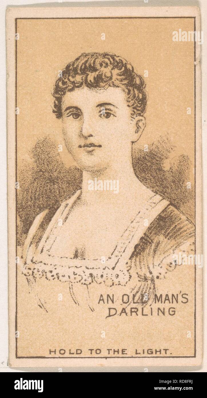 An Old Man's Darling, from the Magic Changing Cards series (N223 ...