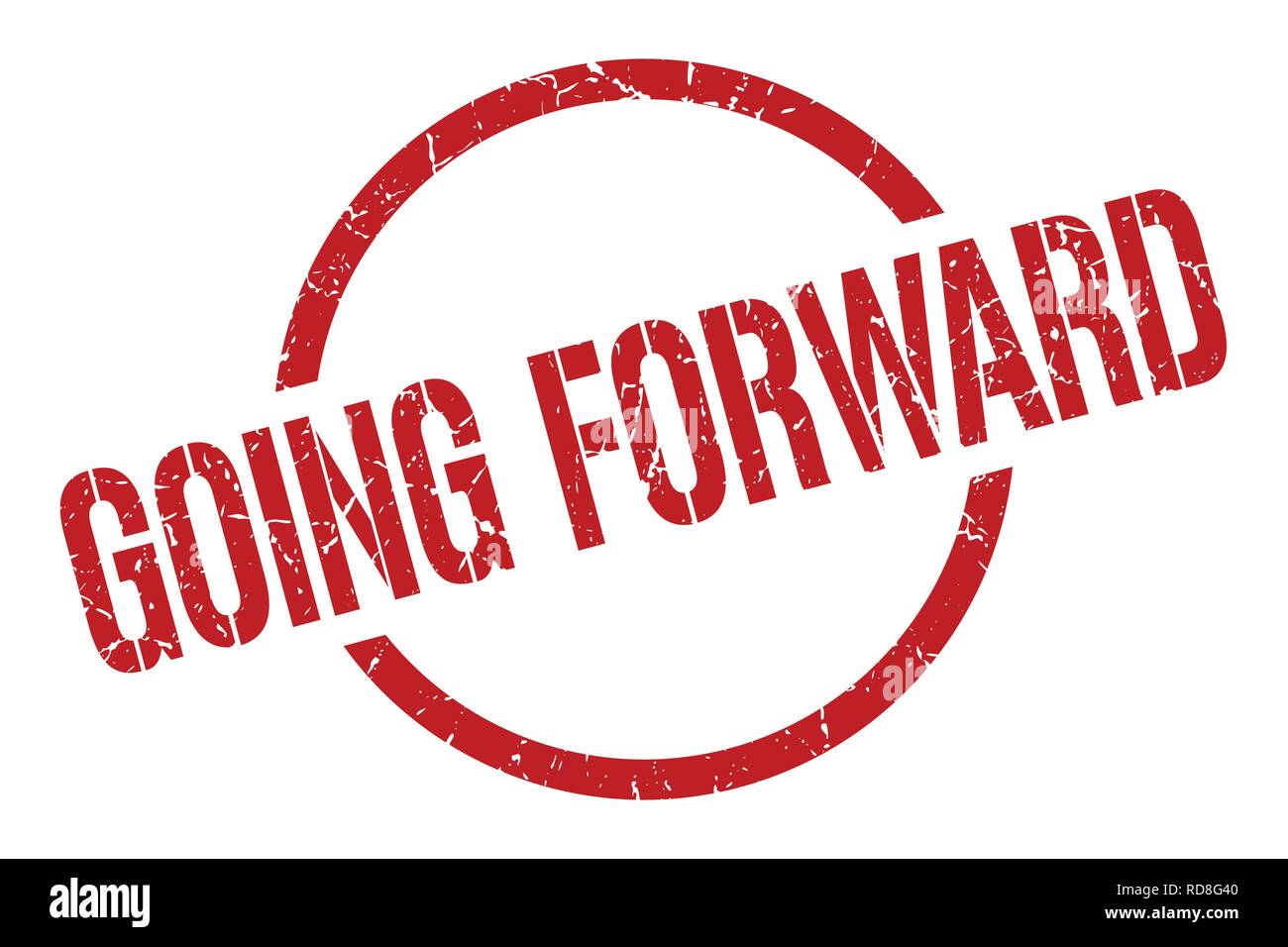 going forward red round stamp Stock Vector Image & Art - Alamy