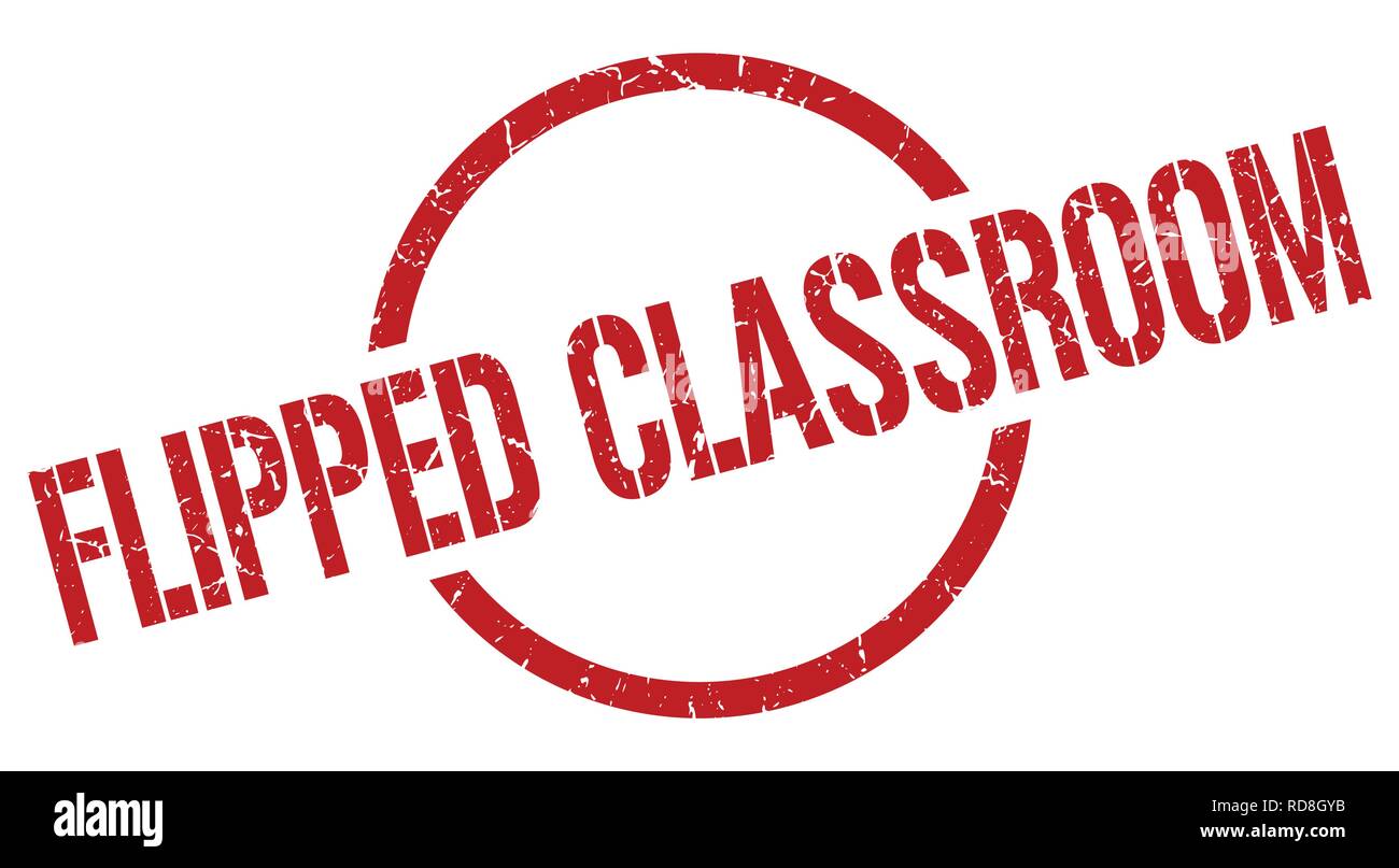 flipped classroom red round stamp Stock Vector Image & Art - Alamy