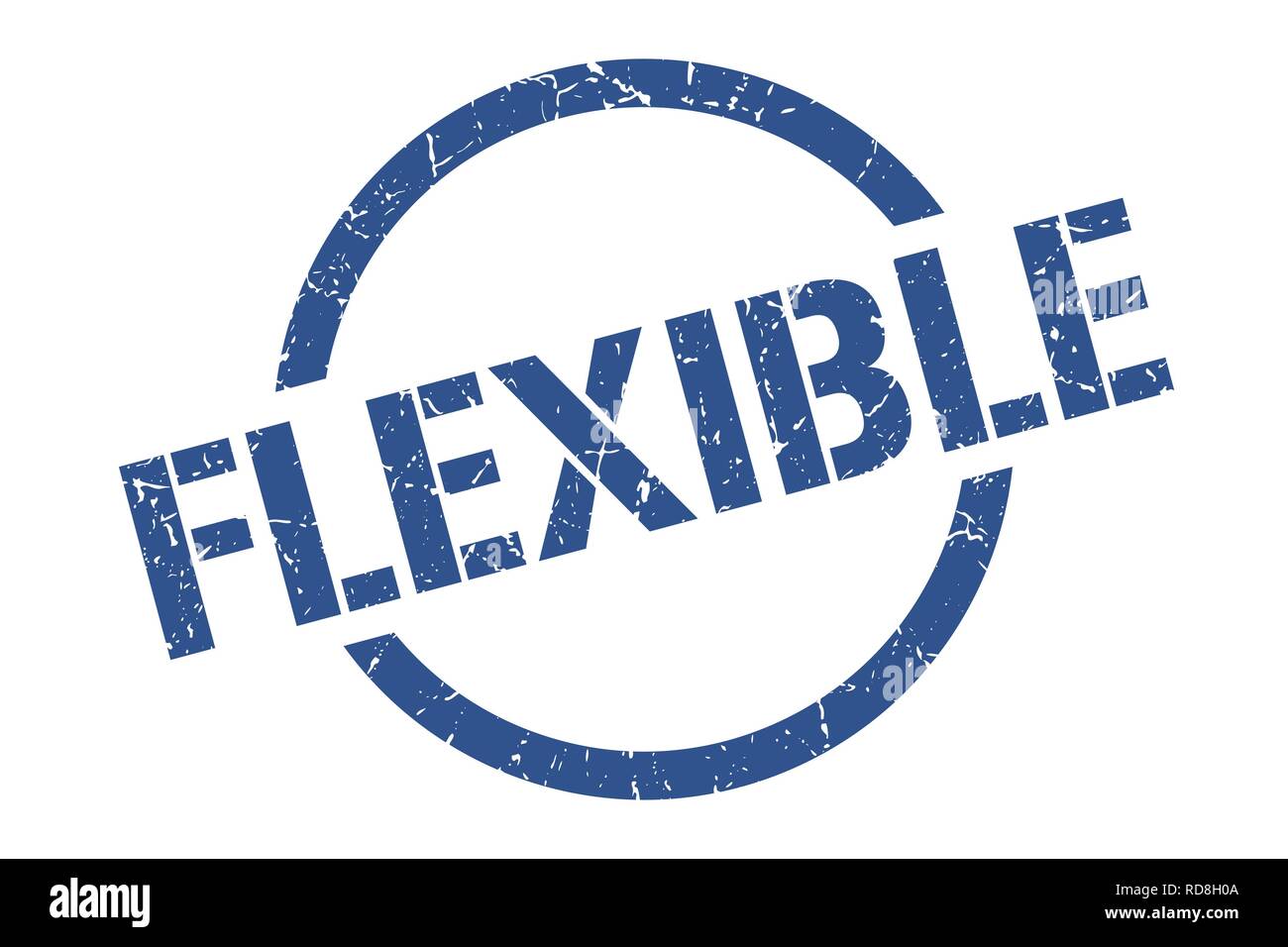 flexible blue round stamp Stock Vector Image & Art - Alamy