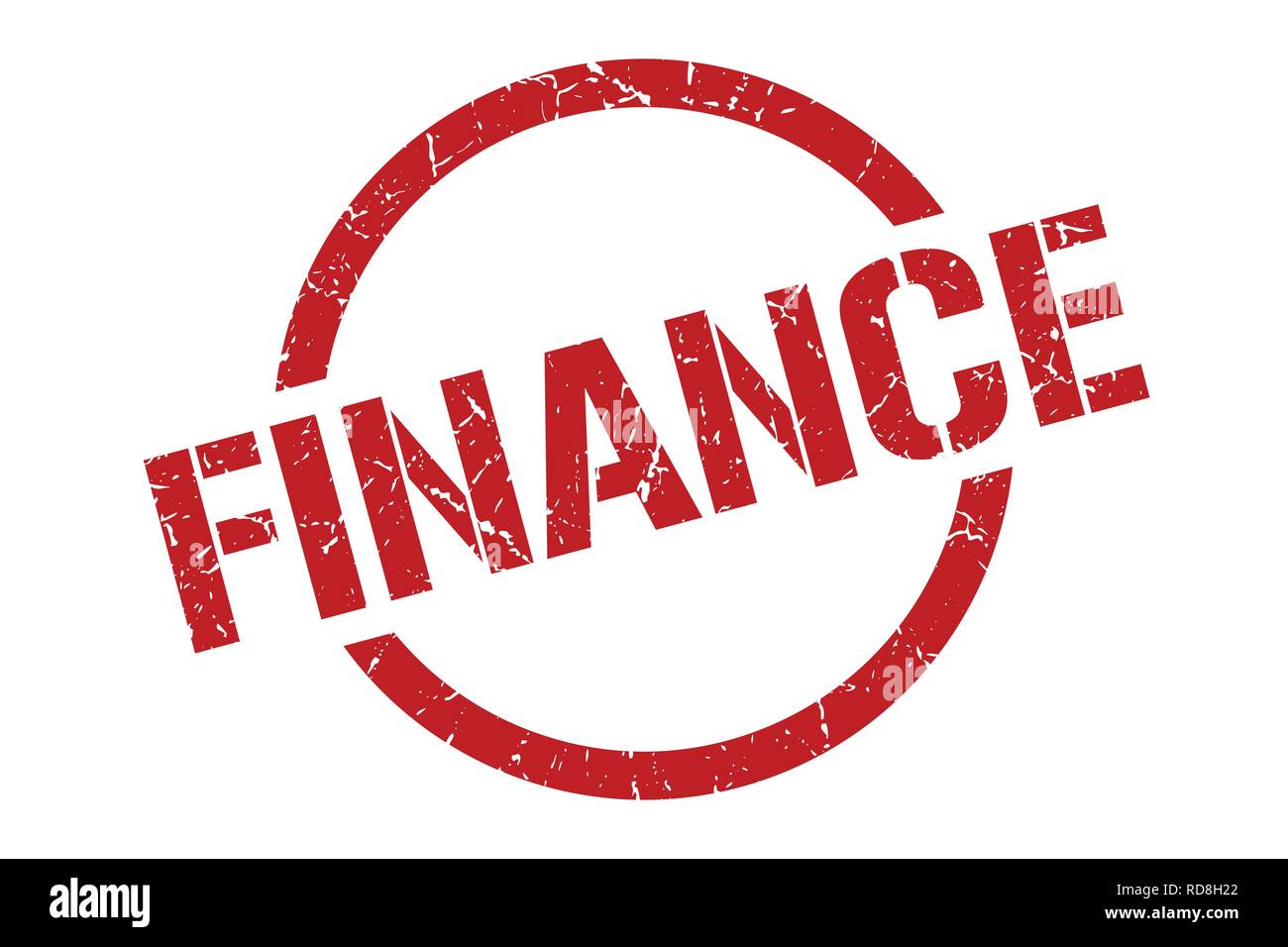 finance red round stamp Stock Vector Image & Art - Alamy