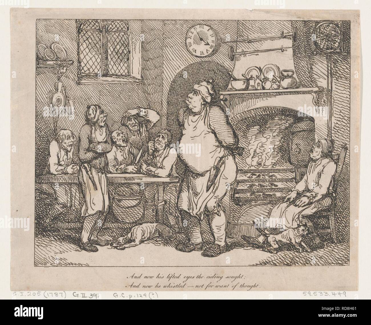 And Now His Lifted Eyes The Ceiling Sought Stock Photo - Alamy