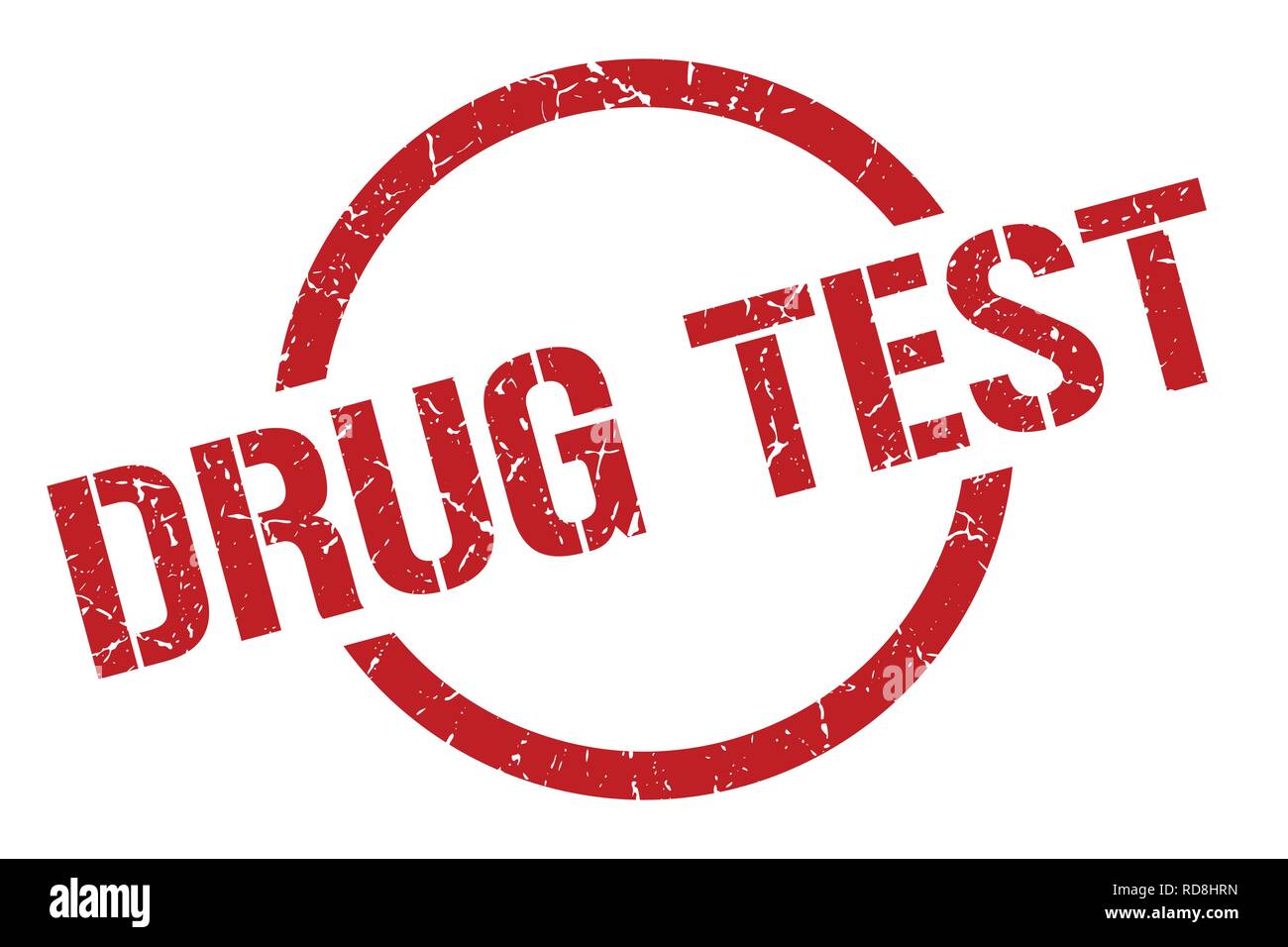 Drug test rubber stamp Cut Out Stock Images & Pictures - Alamy