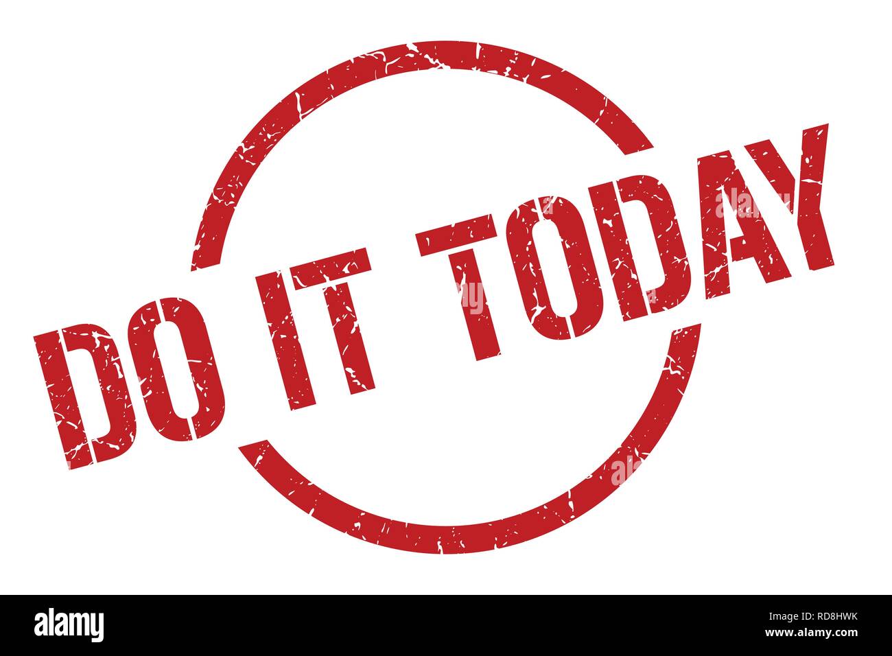 Today red round stamp Cut Out Stock Images & Pictures - Alamy