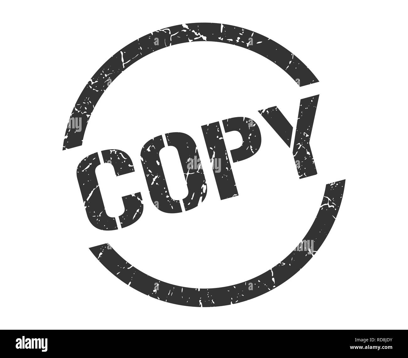 copy black round stamp Stock Vector Image & Art - Alamy