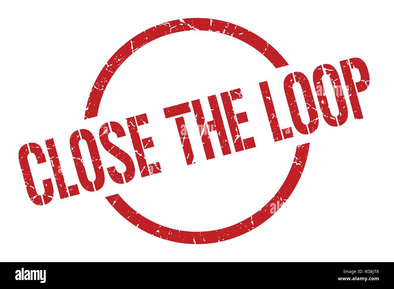 Close the loop Stock Vector Images - Alamy