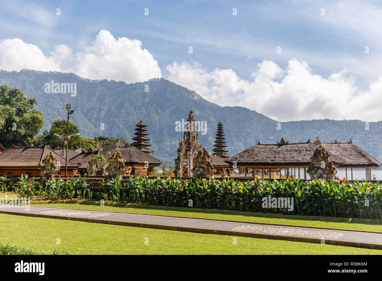 Balinese Hindu temple Pura Ulun Danu Beratan, Tabanan, Bali, Indonesia ...