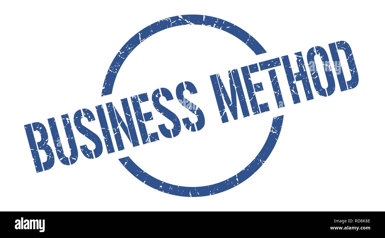 business method blue round stamp Stock Vector Image & Art - Alamy