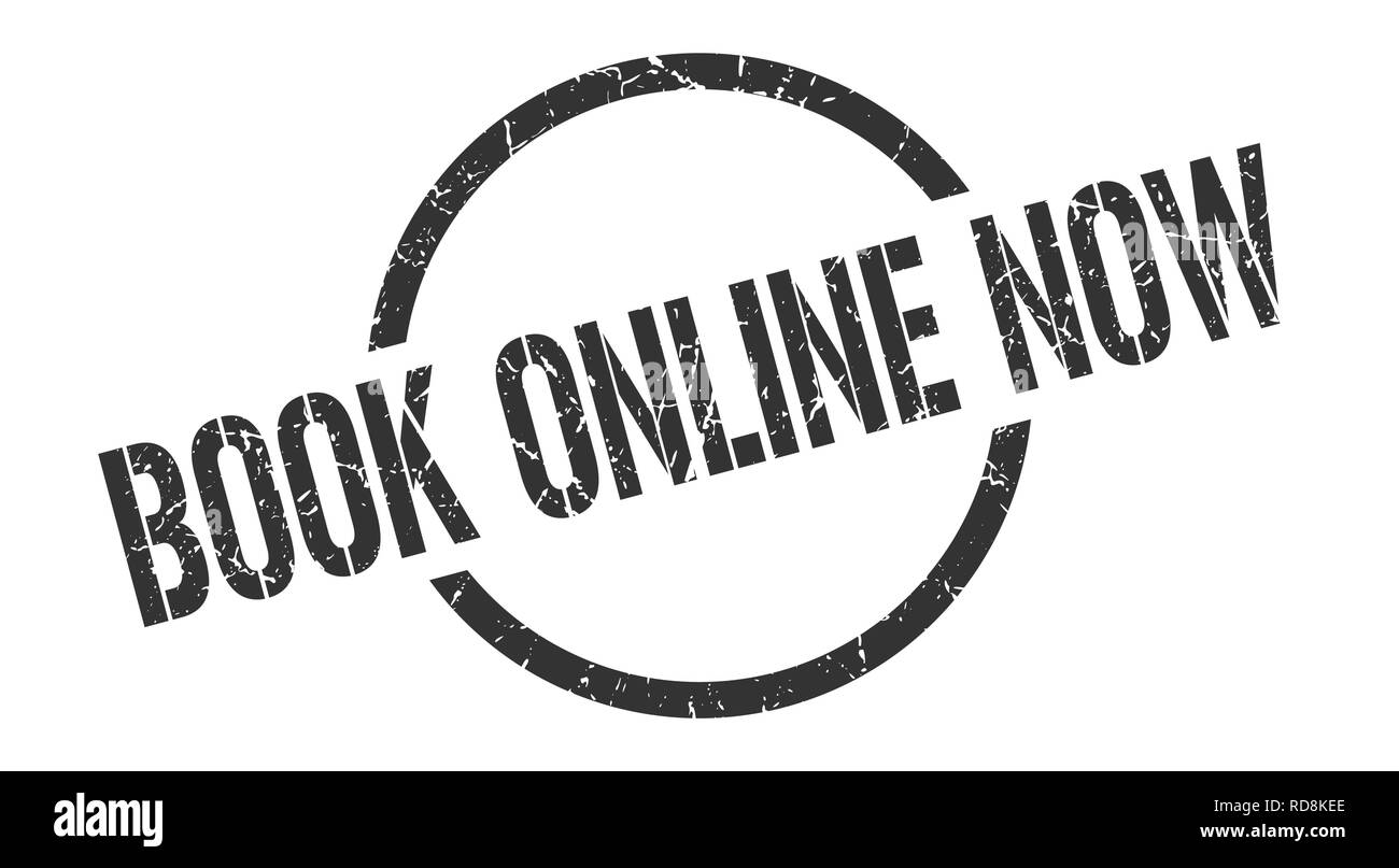 Book now stamp Black and White Stock Photos & Images - Alamy