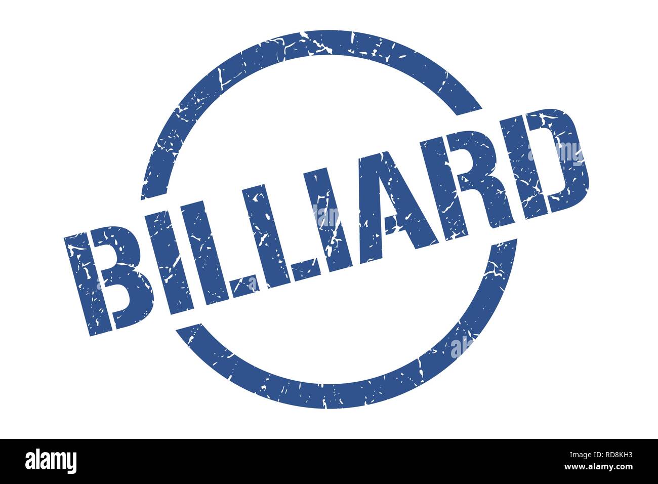 billiard blue round stamp Stock Vector Image & Art - Alamy