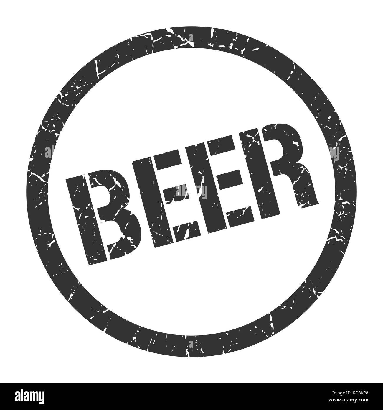 beer black round stamp Stock Vector Image & Art - Alamy
