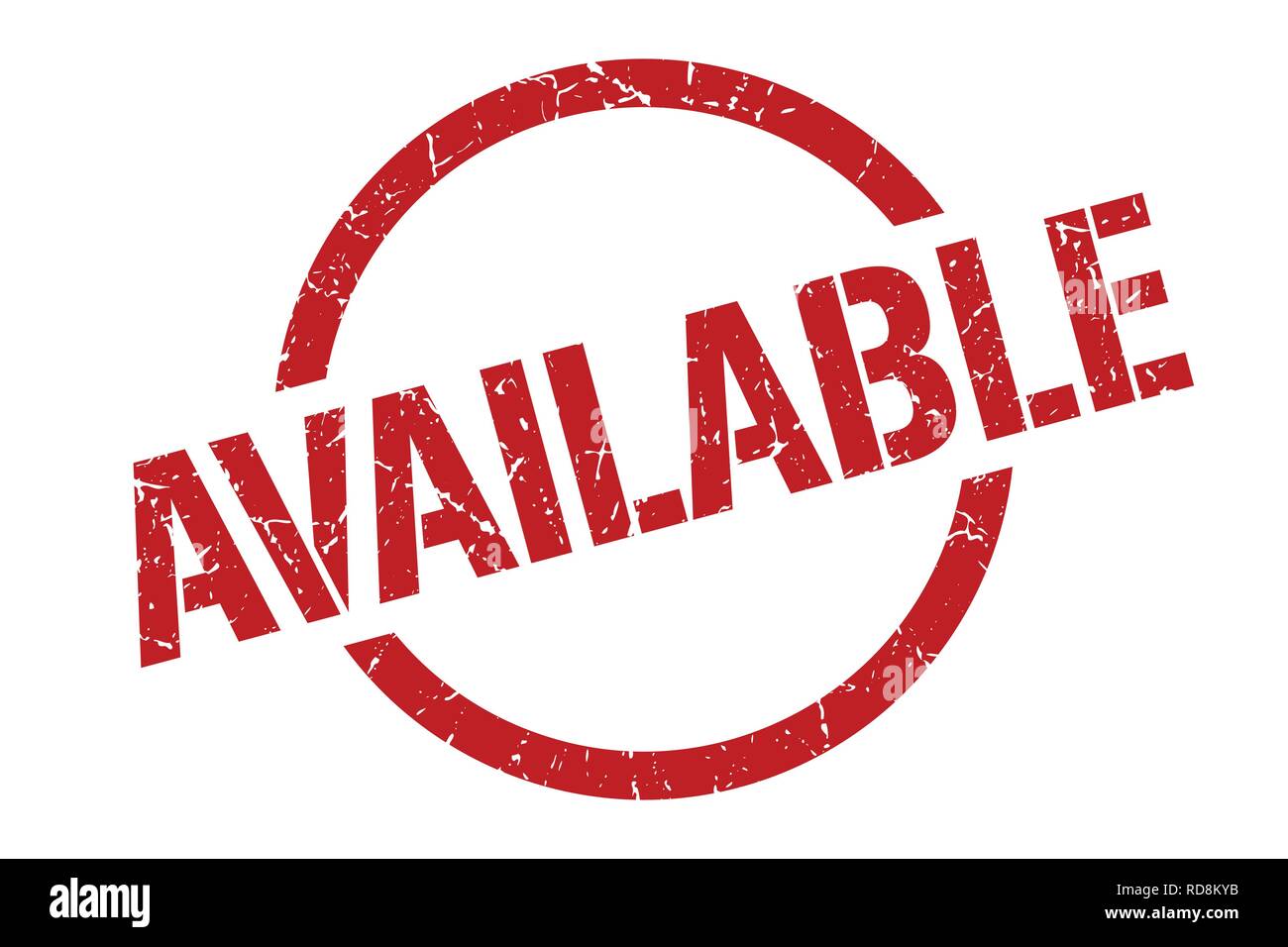 available red round stamp Stock Vector Image & Art - Alamy