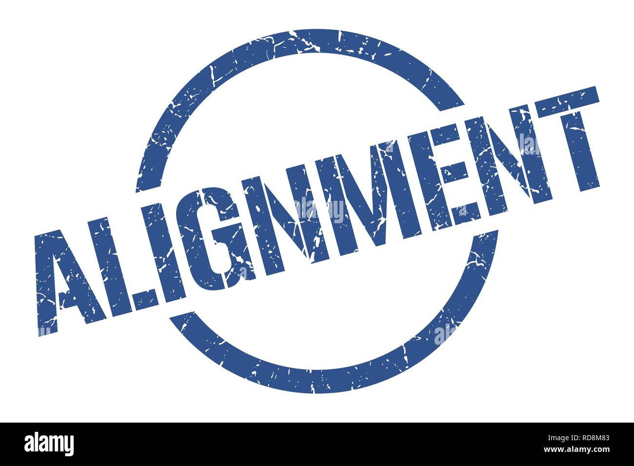 alignment blue round stamp Stock Vector Image & Art - Alamy