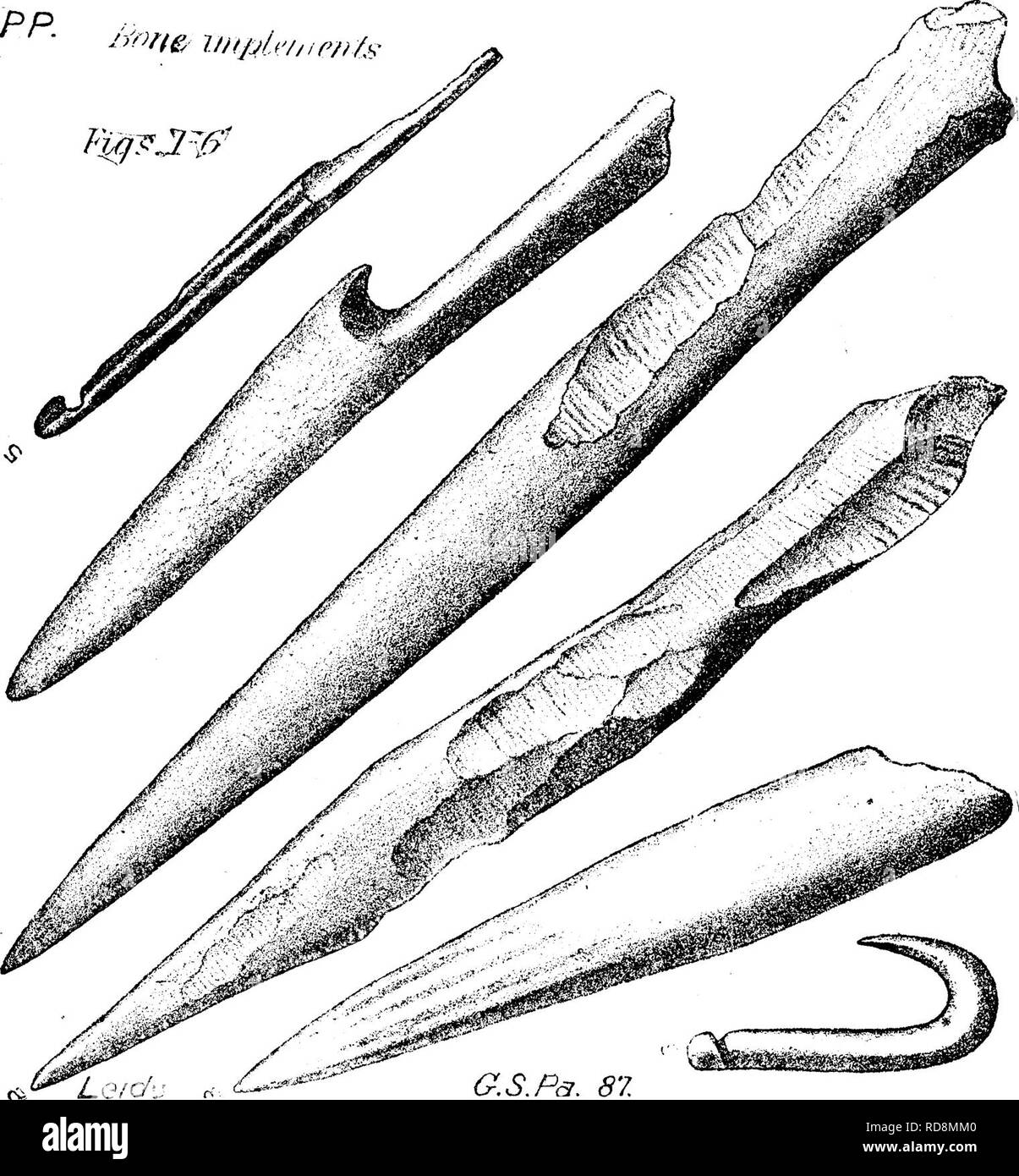 Bone awls Black and White Stock Photos & Images - Alamy