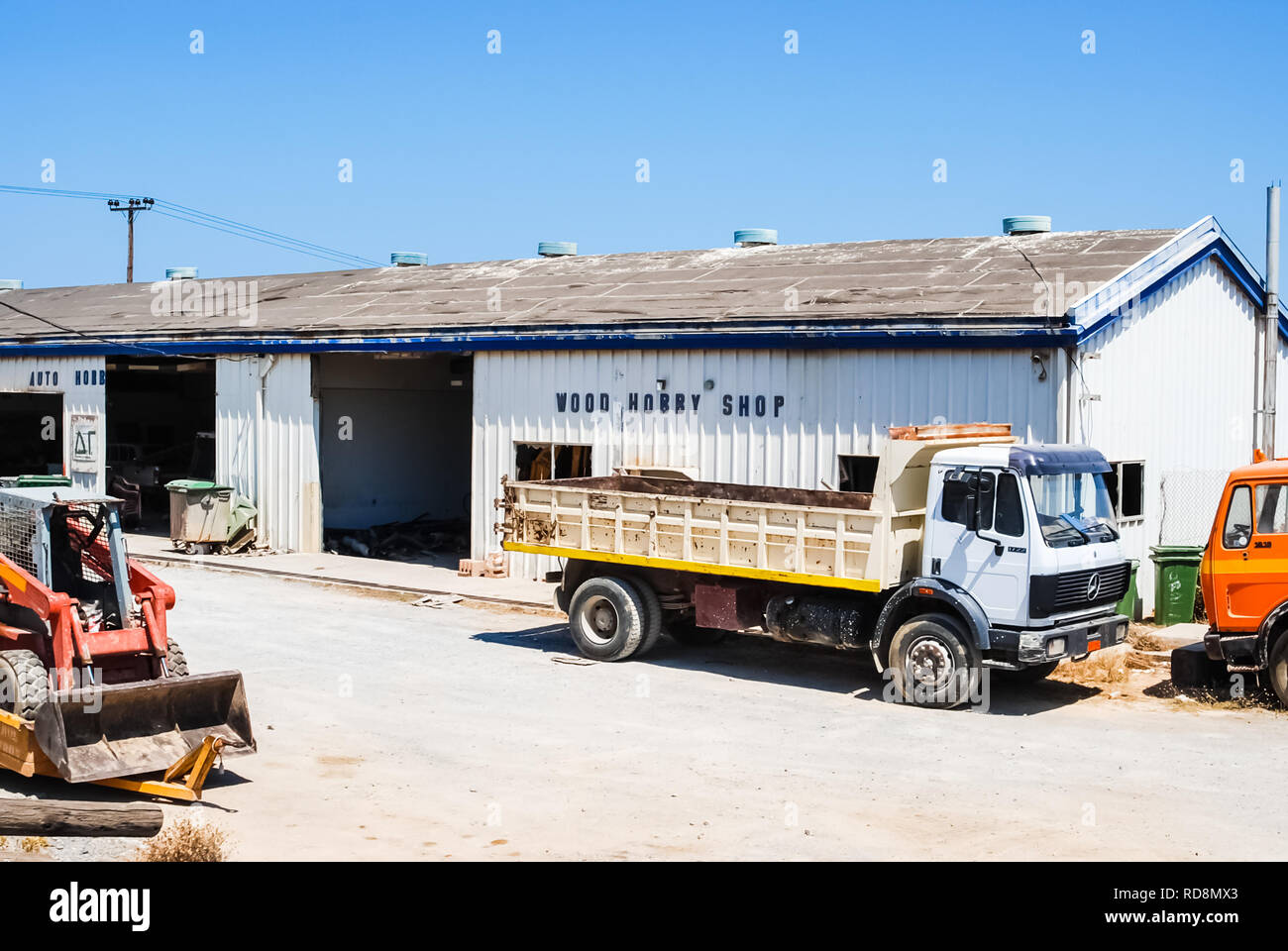 Abandoned US Air Force Base, Crete Island, Greece - June 10, 2015 ...