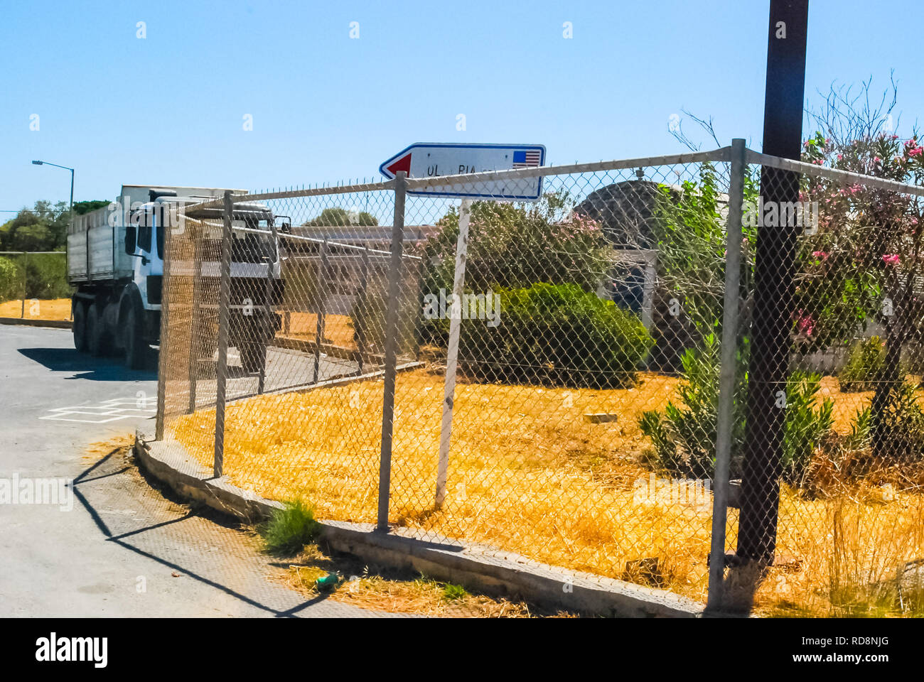 Abandoned US Air Force Base, Crete Island, Greece - June 10, 2015 ...