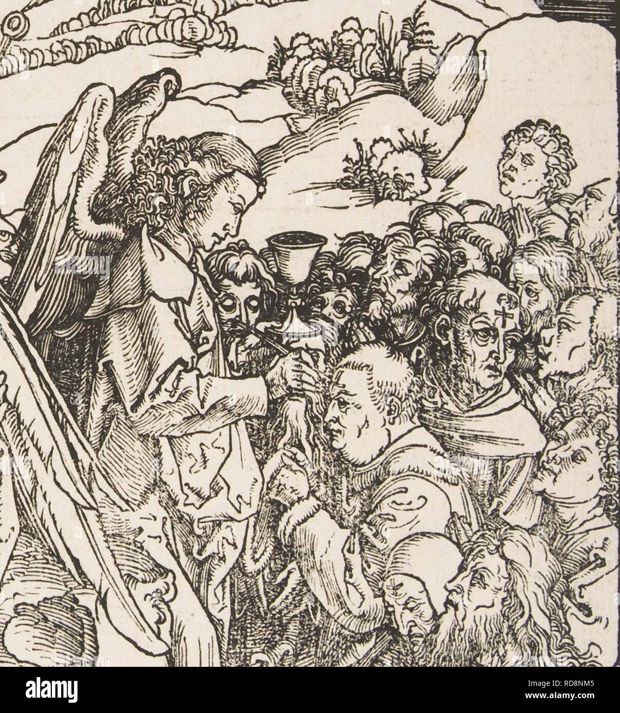 Angels Restraining the Four Winds Stock Photo - Alamy