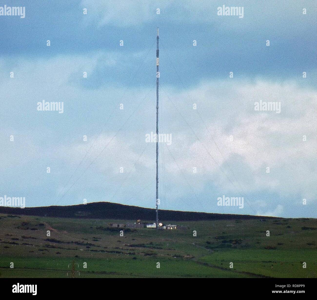 Angus Transmitting Station seen from Dundee Stock Photo - Alamy