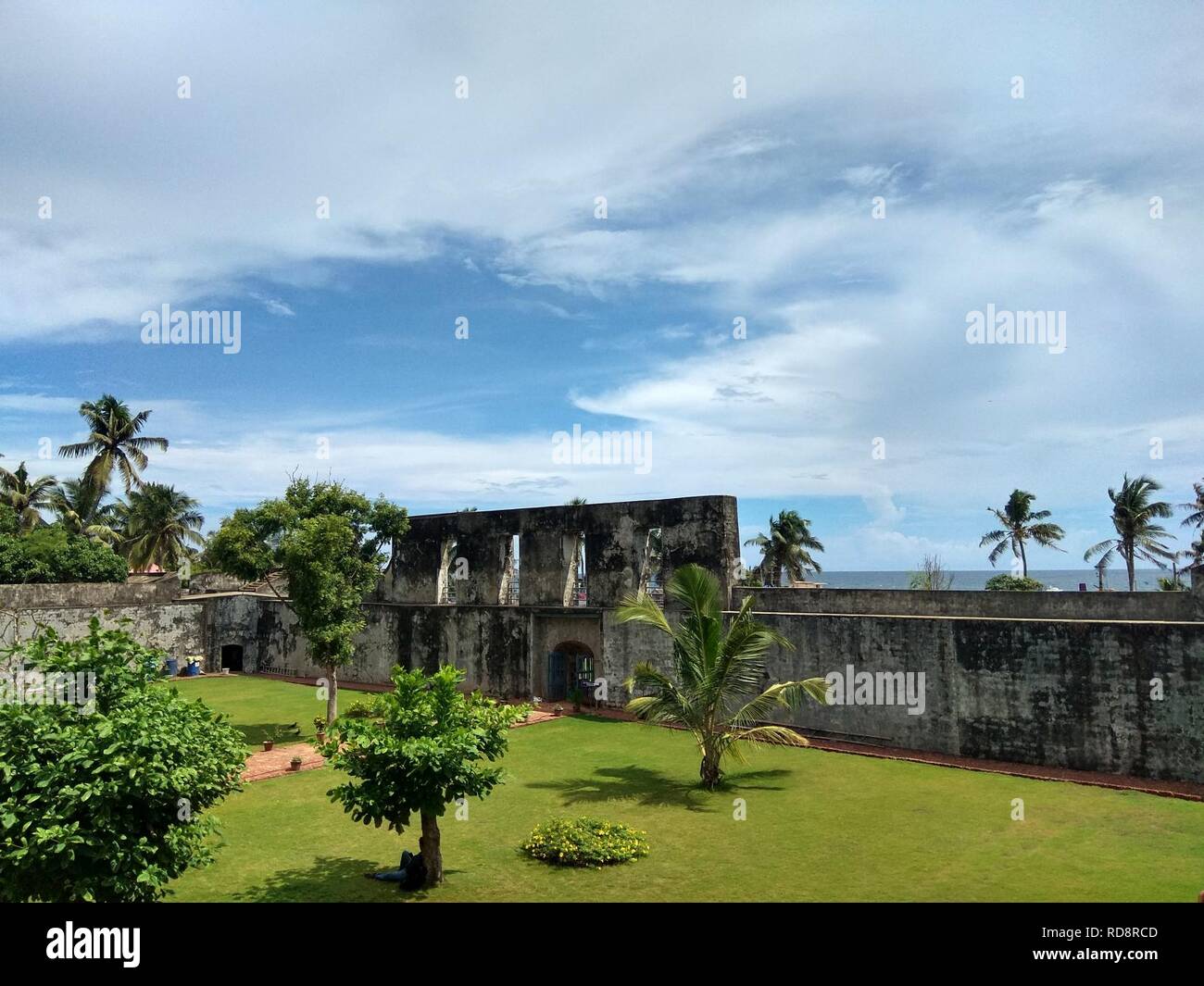 Anjuthengu fort hi-res stock photography and images - Alamy