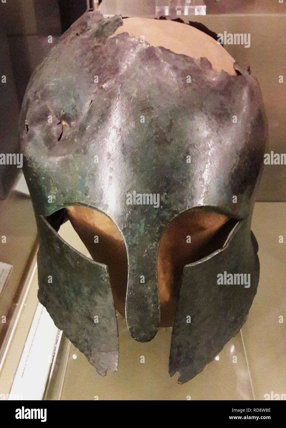 Anonymous Helmet of the Corinthian type Stock Photo - Alamy