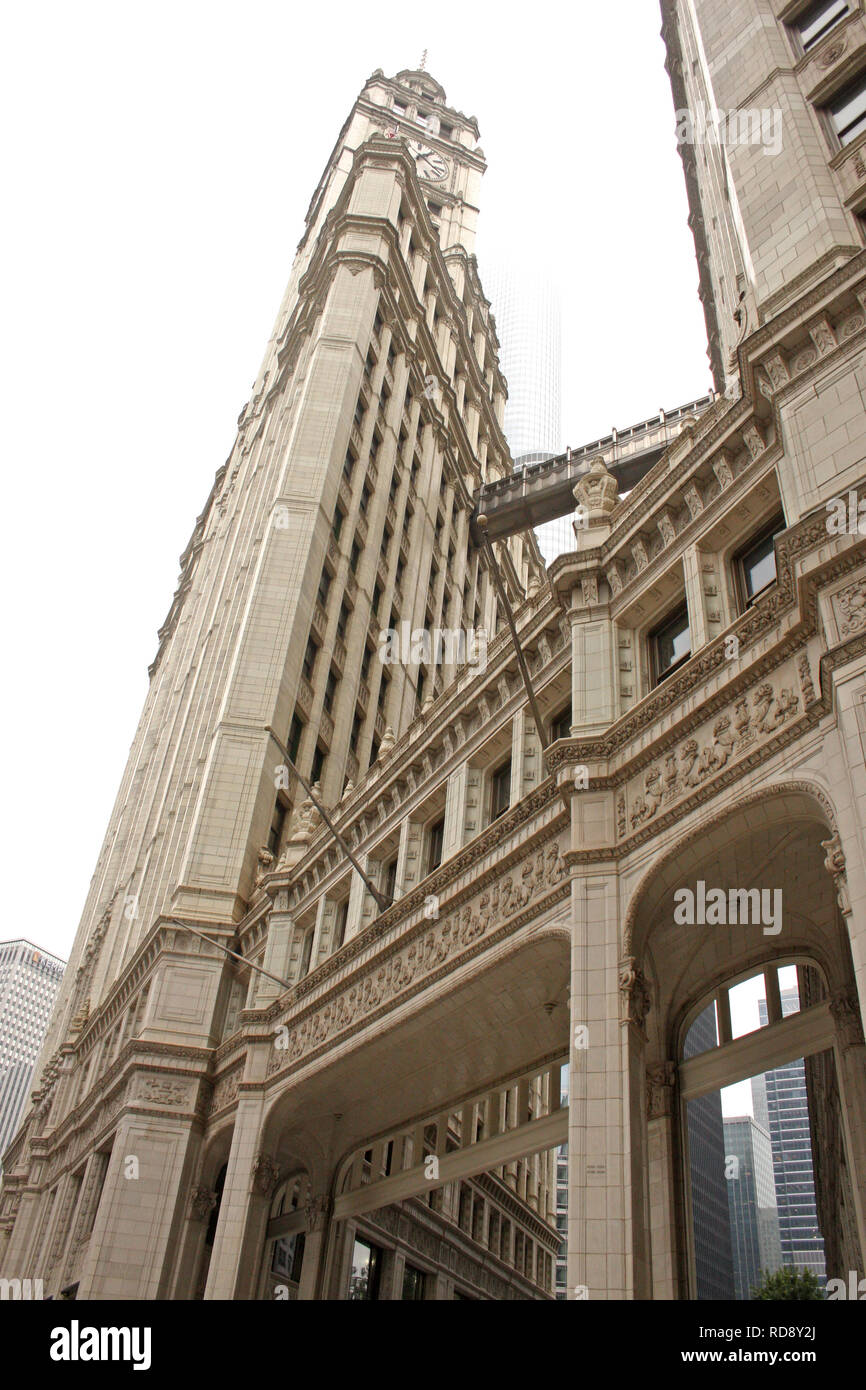 The Chicago Tribune building in Chicago, IL, USA Stock Photo - Alamy