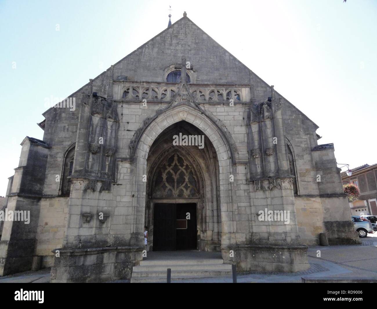 Ancerville (Meuse) église (04) ouest, entrée Stock Photo - Alamy