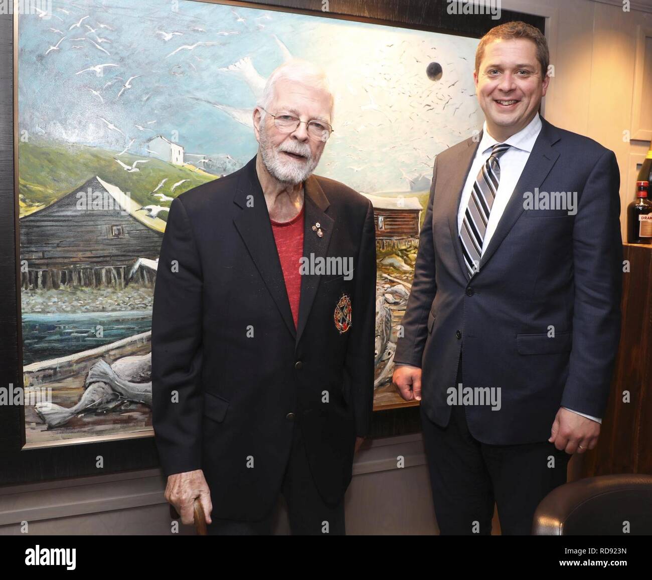 Andrew Scheer & John Crosbie Stock Photo - Alamy