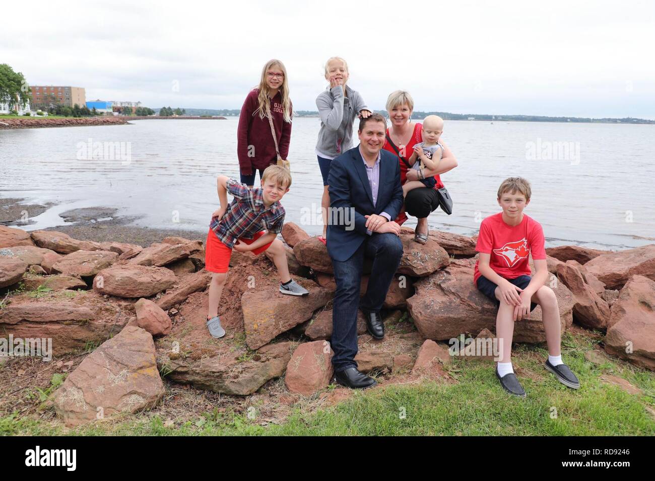 Andrew Scheer and family 2017 Stock Photo - Alamy