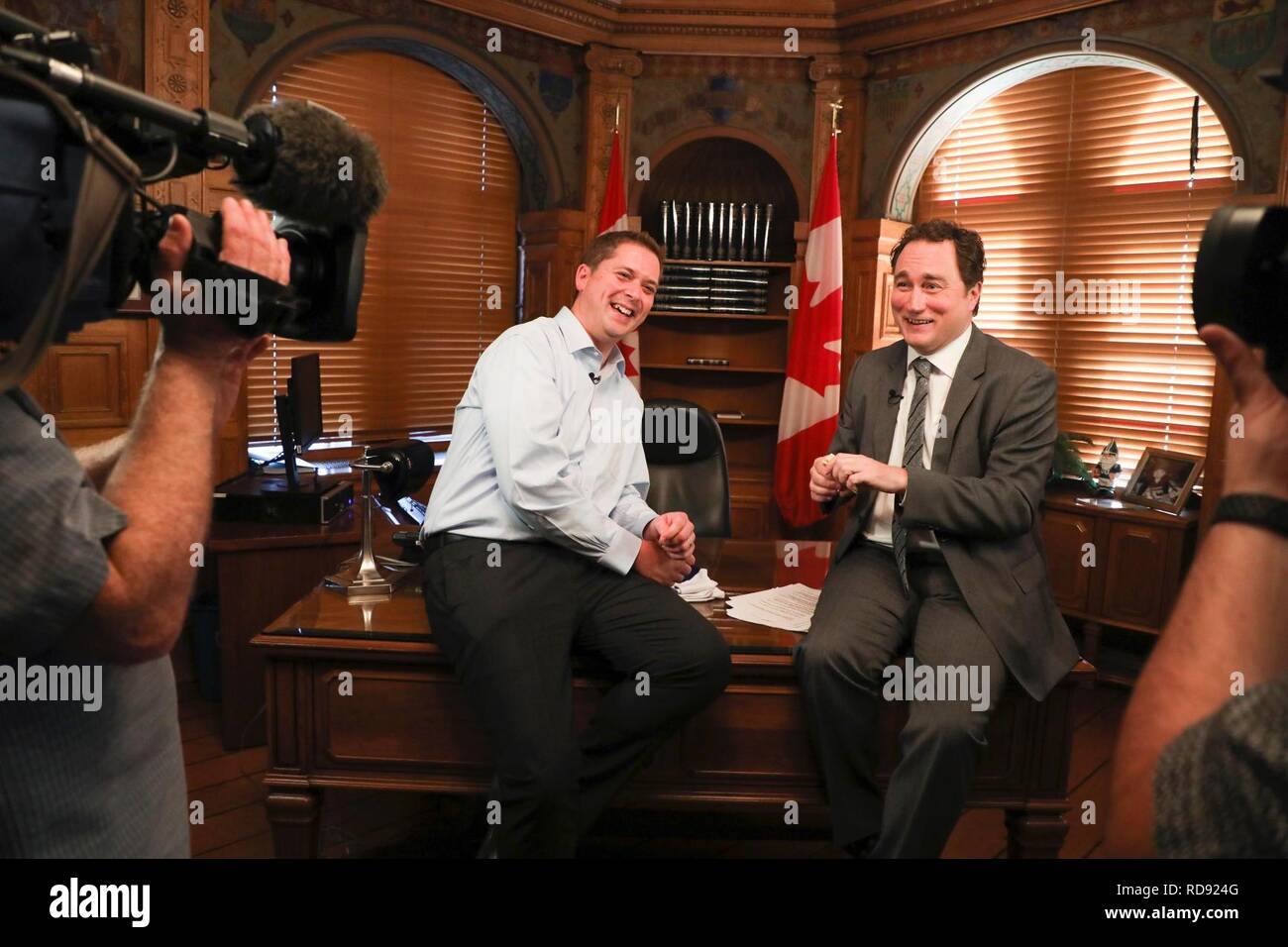 Andrew Scheer and Mark Critch Stock Photo - Alamy