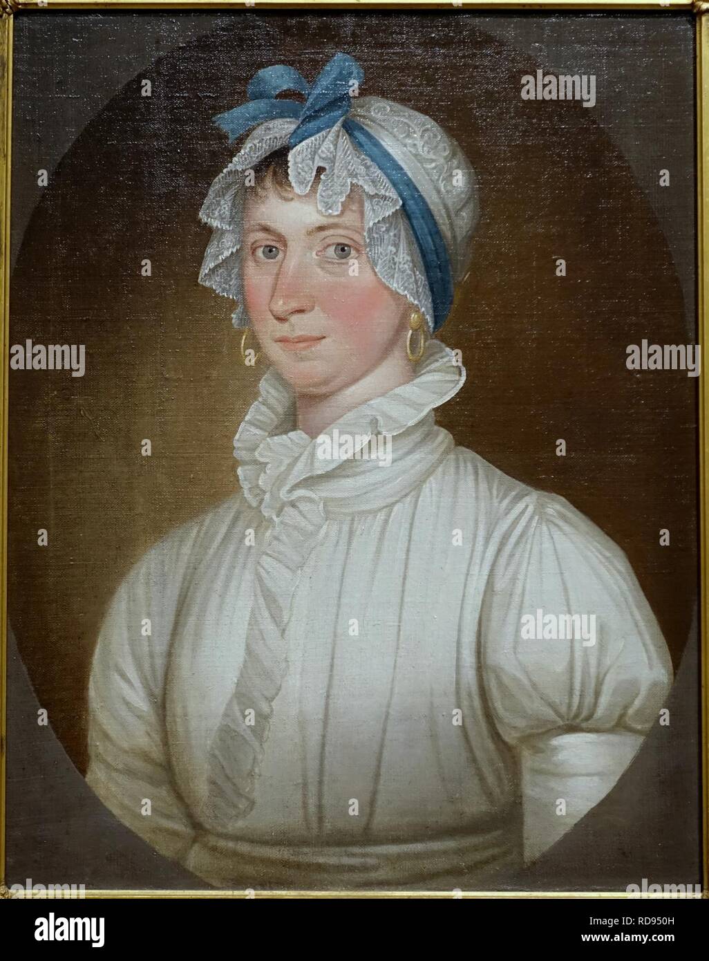 Anna Hart, Mrs. Isaac Hull, by William Dunlop, after 1812, oil on ...