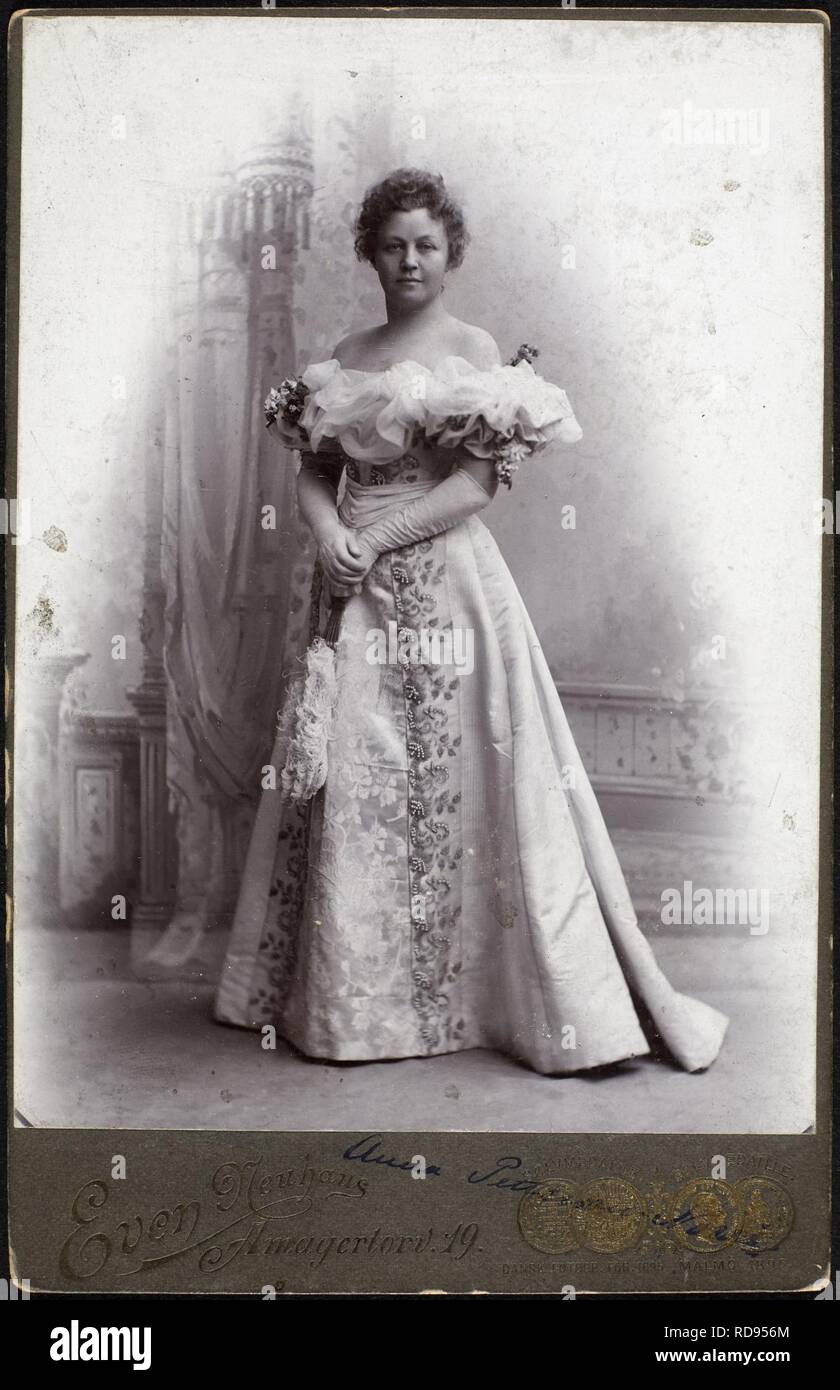 Anna Norrie - 1890 - Even Neuhaus - Royal Danish Library Stock Photo ...