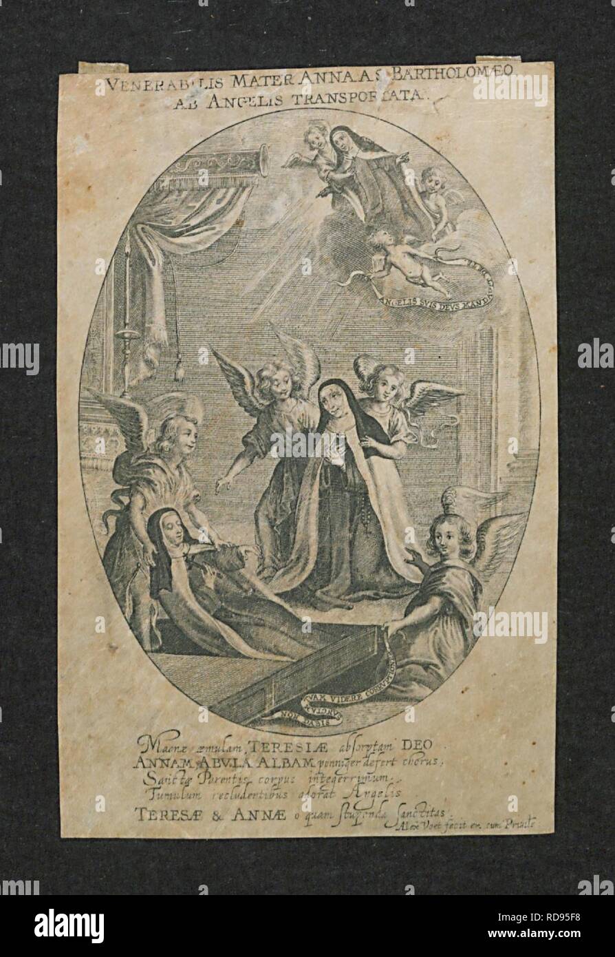 Anna van Sint-Bartholomeus met engelen (tg-uact-27 Stock Photo - Alamy