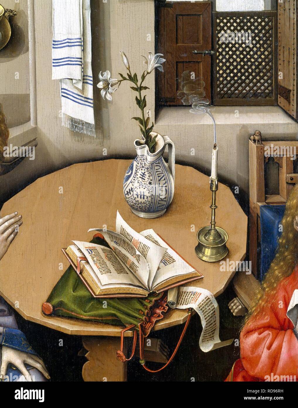 Annunciation Triptych (Merode Altarpiece Stock Photo - Alamy