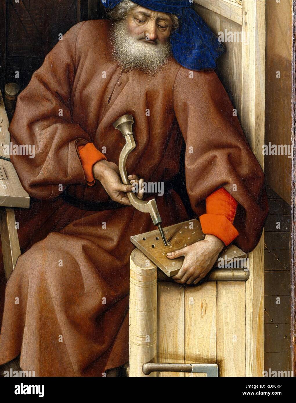 Annunciation Triptych (Merode Altarpiece Stock Photo - Alamy