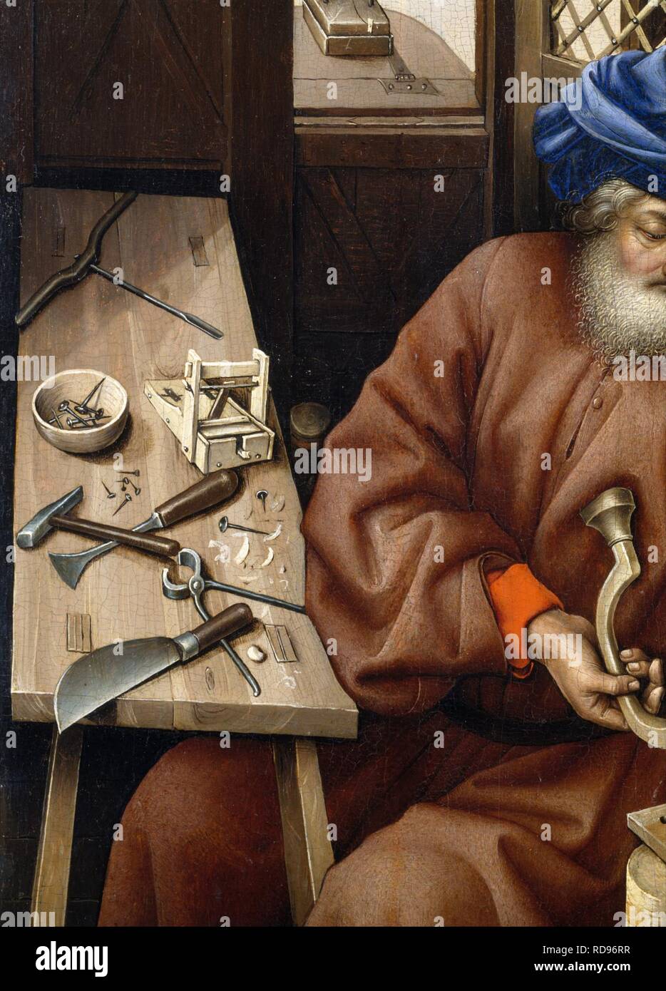 Annunciation Triptych (Merode Altarpiece Stock Photo - Alamy