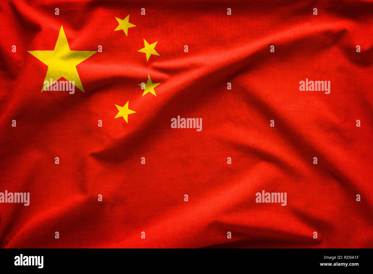 Flag of the Peoples Republic of China or Five-Starred Red Flag ...