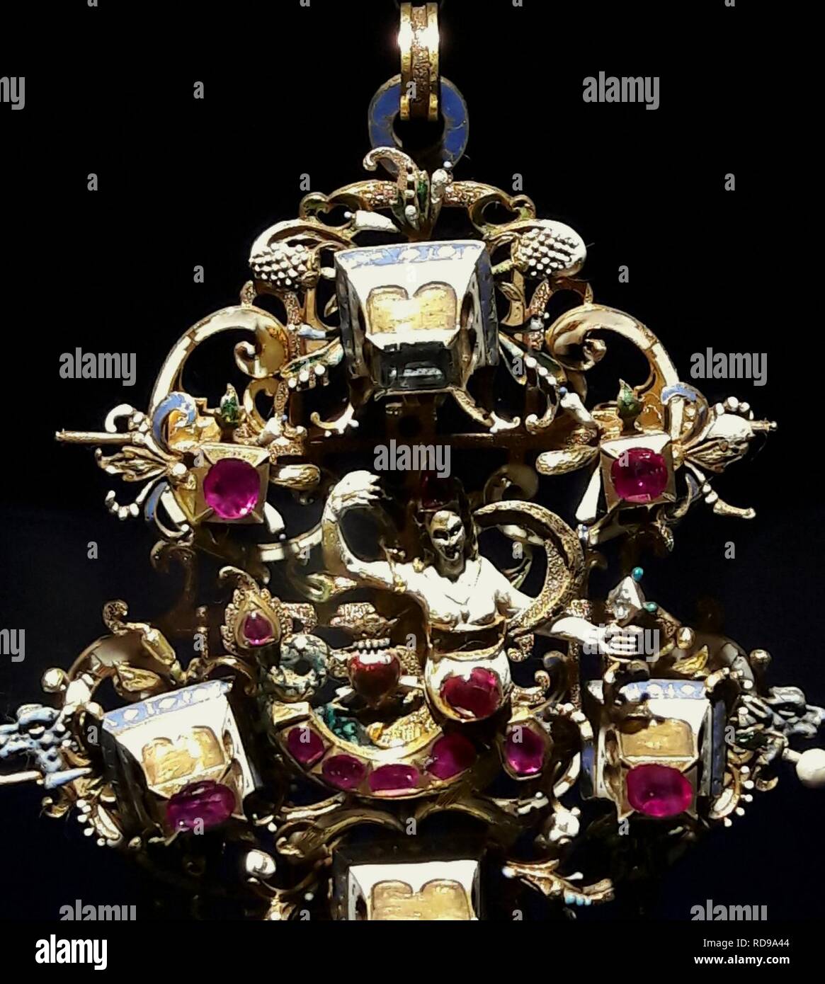 Anonymous Pendant with the figure of Fortune (detail) 03 Stock Photo ...