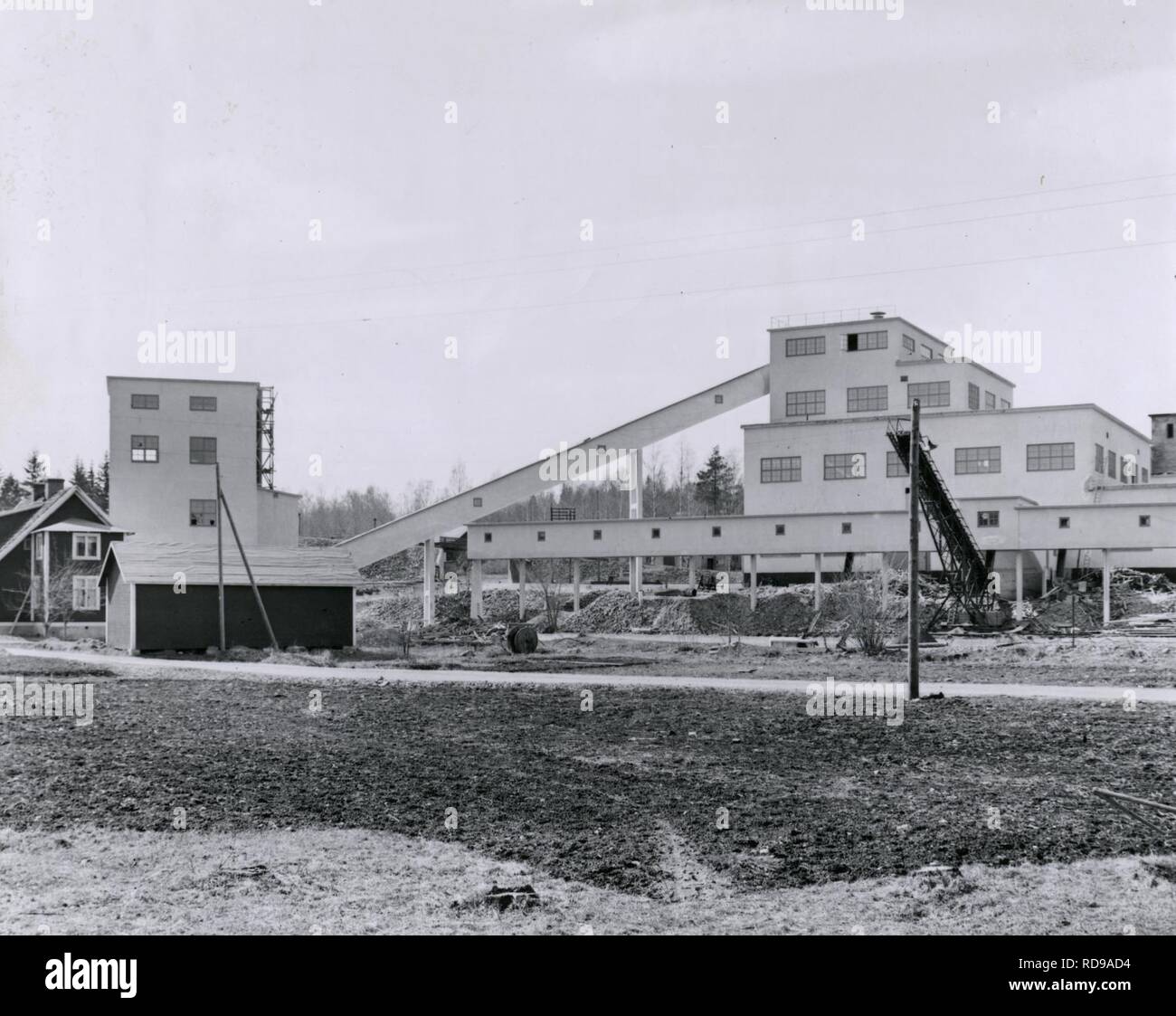 Anrikningsverket i Stripa Gruva 1946 Stock Photo - Alamy