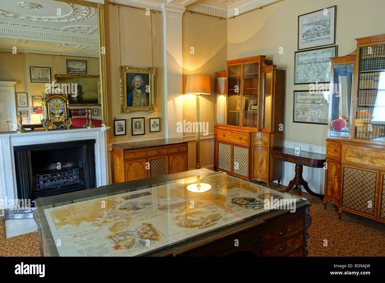 Anson Room - Shugborough Hall - Staffordshire, England Stock Photo - Alamy