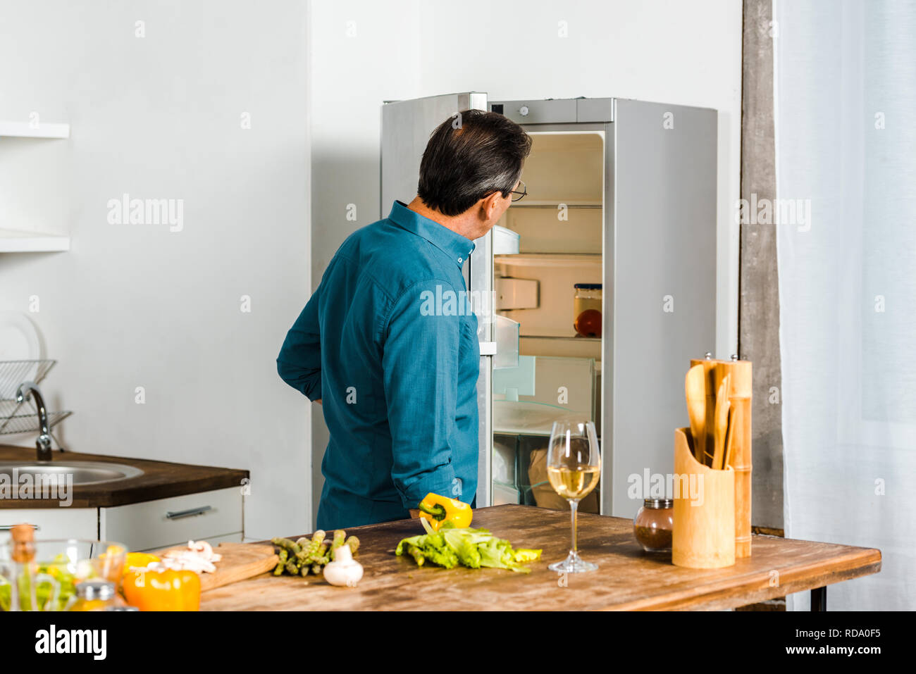 Fridge Rear View High Resolution Stock Photography and Images - Alamy